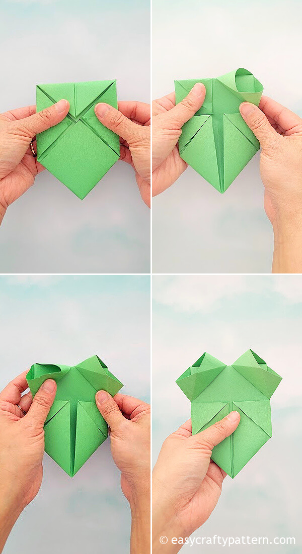 Paper Frog Puppet Tutorial | Easy Crafty Pattern