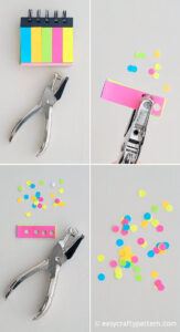 Easy DIY Homemade Paper Confetti | Easy Crafty Pattern