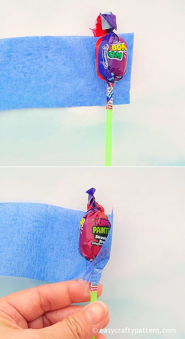 Crepe Paper Lollipop Flower Tutorial | Easy Crafty Pattern