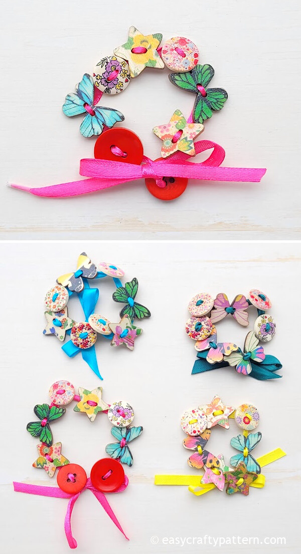 Easy Button Bracelet | Easy Crafty Pattern